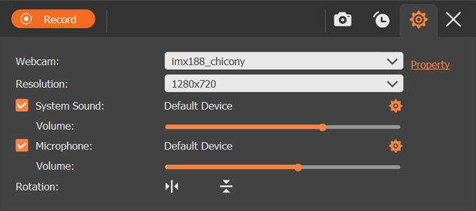 How To Use Webcam Recorder Tool In Screen Recorder App