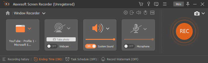 How To Use Window Recorder Tool In Screen Recorder App